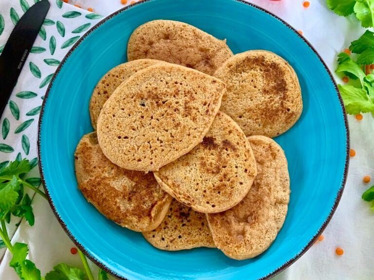 Amazing Lentil Flatbread Recipe – No Oil, Gluten Free & Easy – Love ...